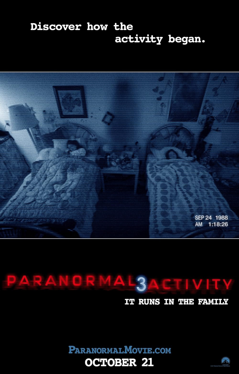 Atividade Paranormal 3 (2011) - Pôster do filme: Imagem 1